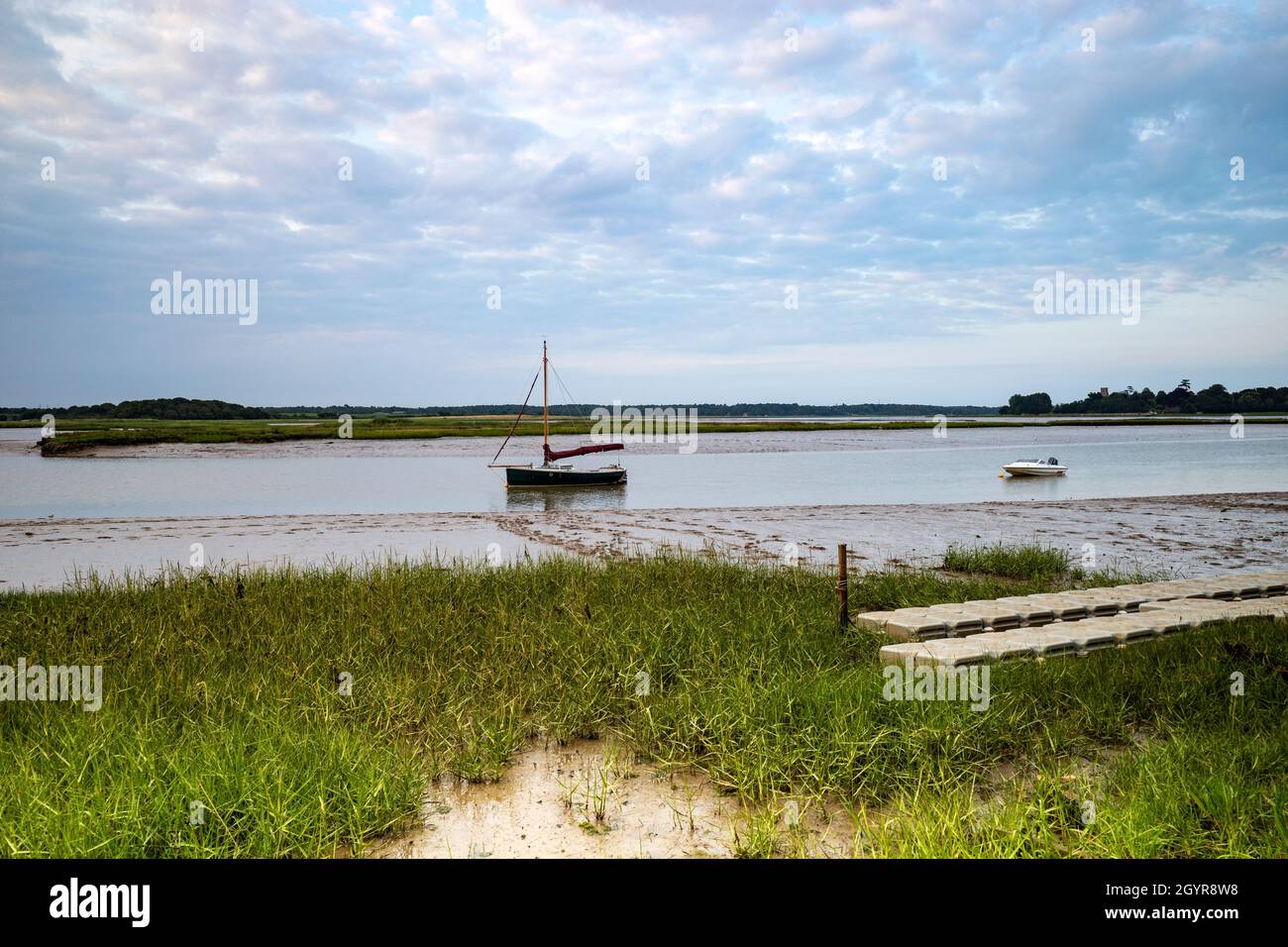 River Alde Iken Suffolk England Stock Photo - Alamy