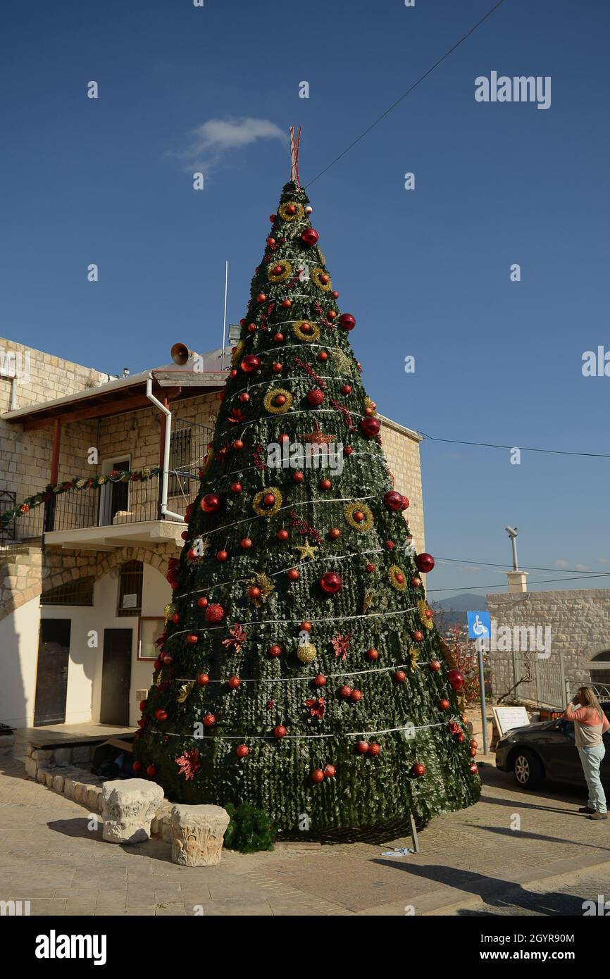 Palestine Wall Christmas Tree High Resolution Stock Photography and ...