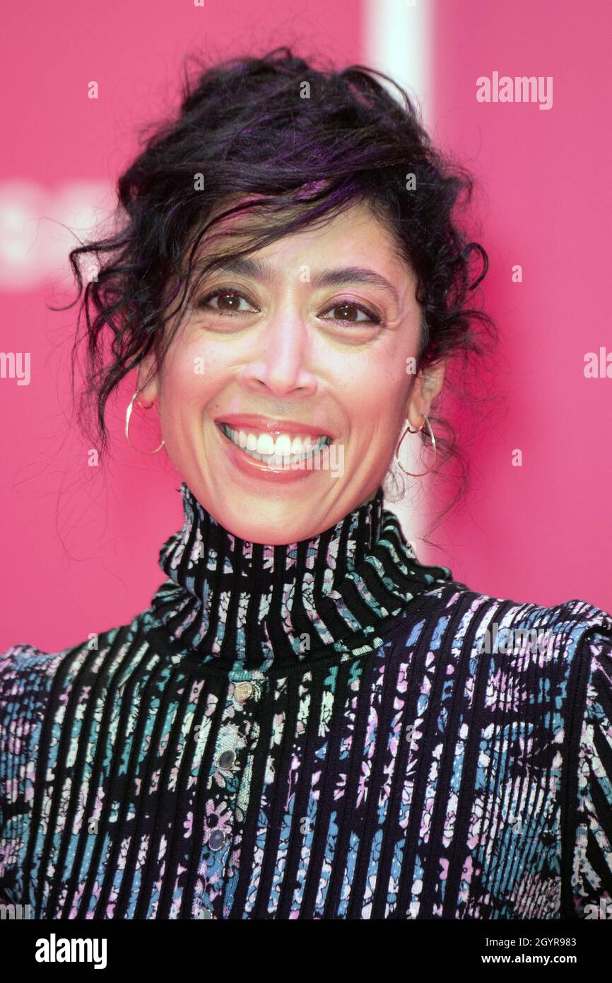 Cannes, France. 09th Oct, 2021. Naidra Ayadi attends the opening ...