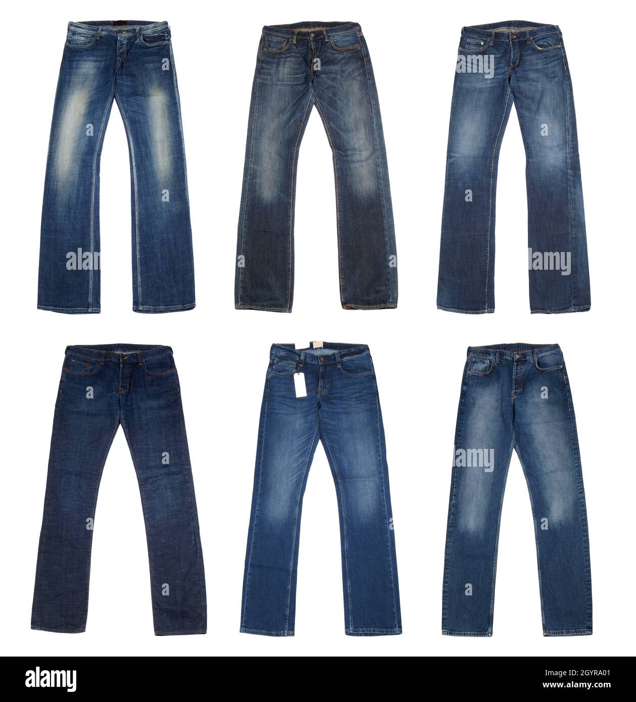 Female blue jeans Cut Out Stock Images & Pictures - Alamy