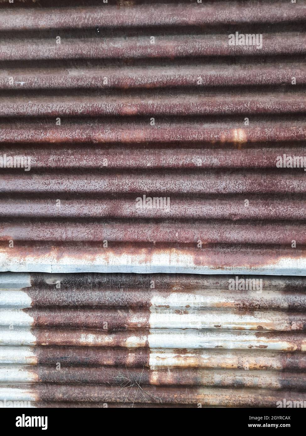Old rusty steel gate with stained surface Stock Photo - Alamy