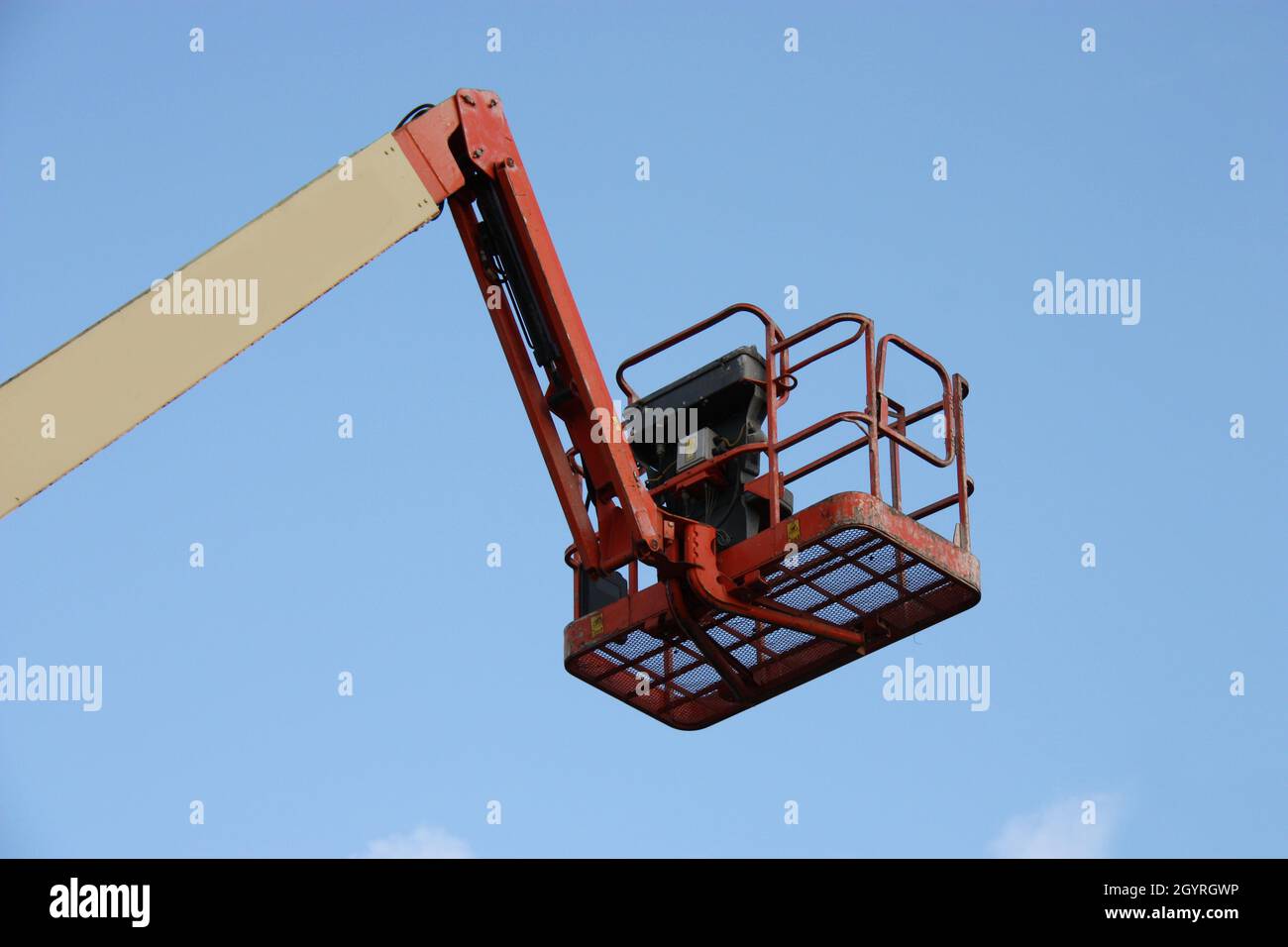 Forklift cage for cherry picker - quadfity