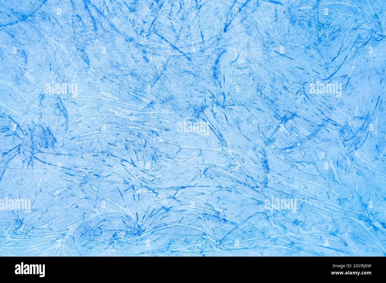 watercolor blue abstract art handmade diy painting on textured paper ...