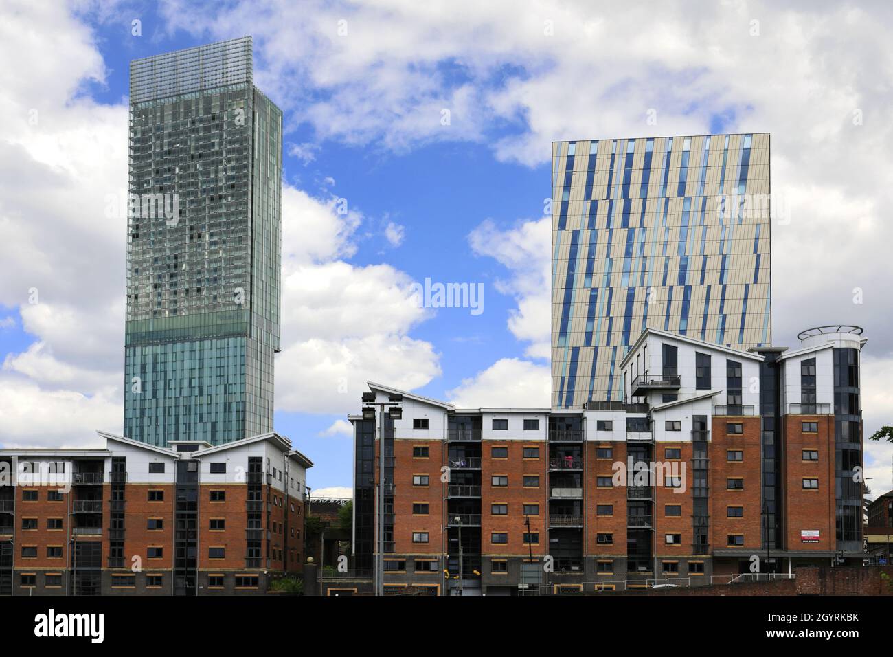 The Beetham Tower, 301–303 Deansgate, Greater Manchester, England Stock ...
