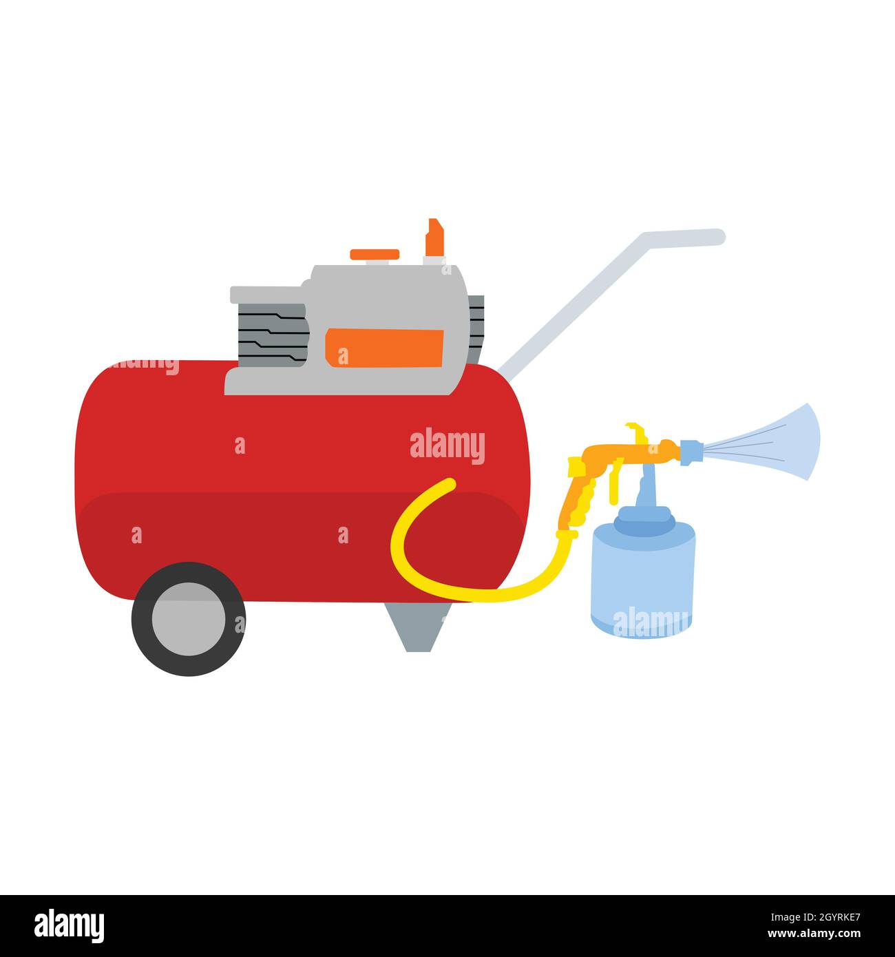 compressor vector illustration, accompanied by vector illustration ...