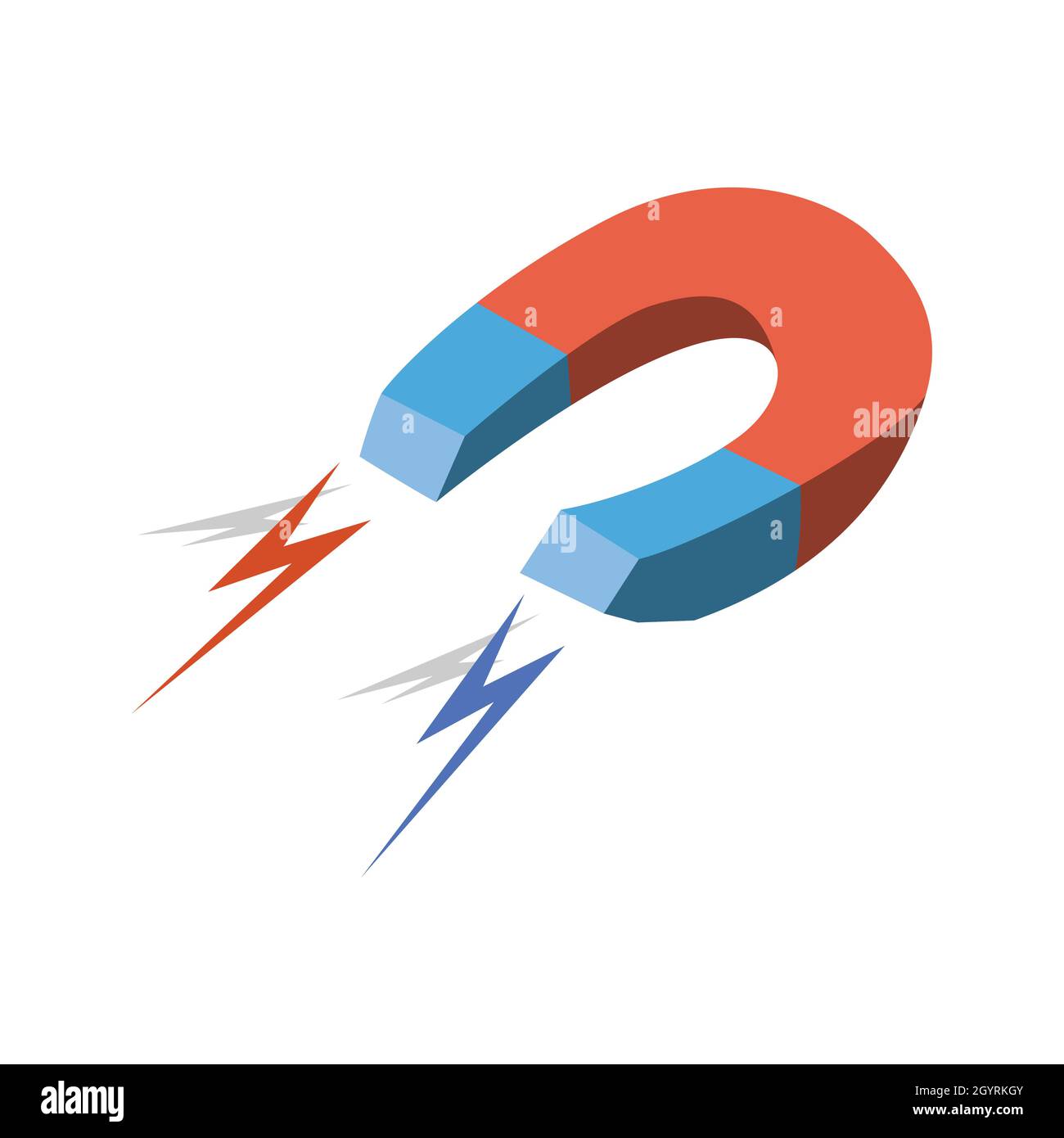 Electromagnetic magnet logo vector illustration design illustration ...