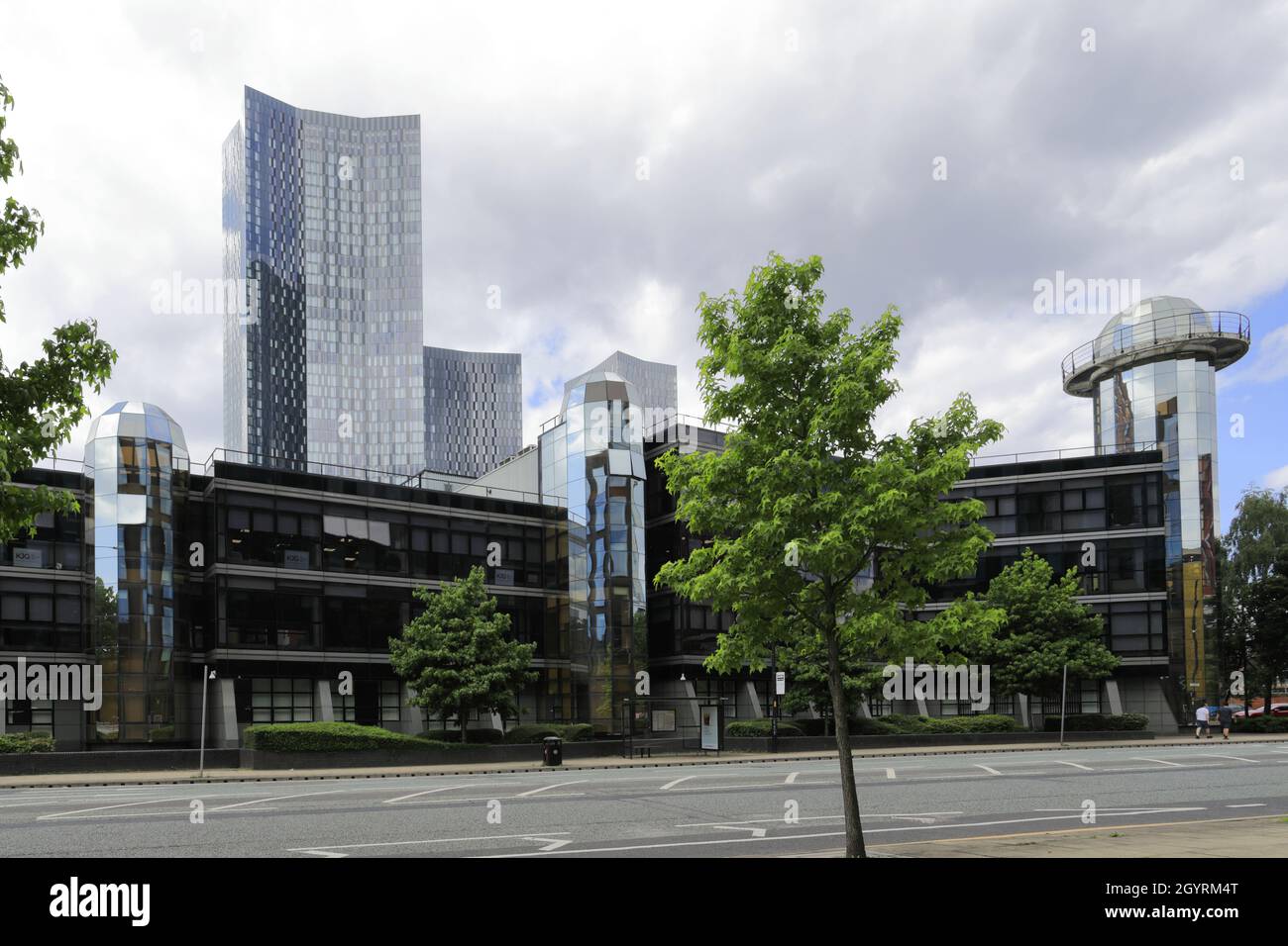 The KJG Building City rd, Greater Manchester, England Stock Photo - Alamy
