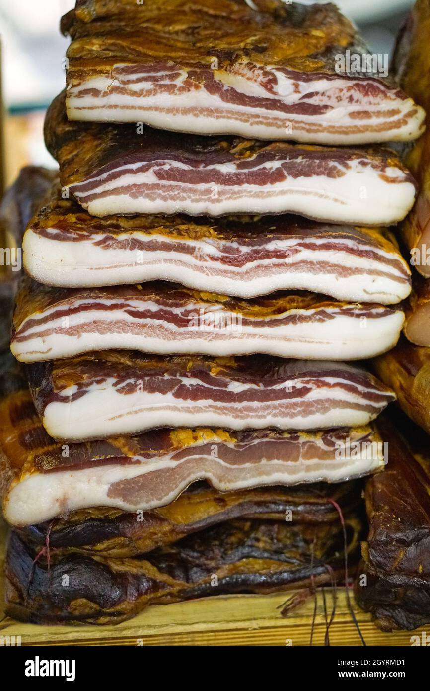 Whole bacon hi-res stock photography and images - Alamy