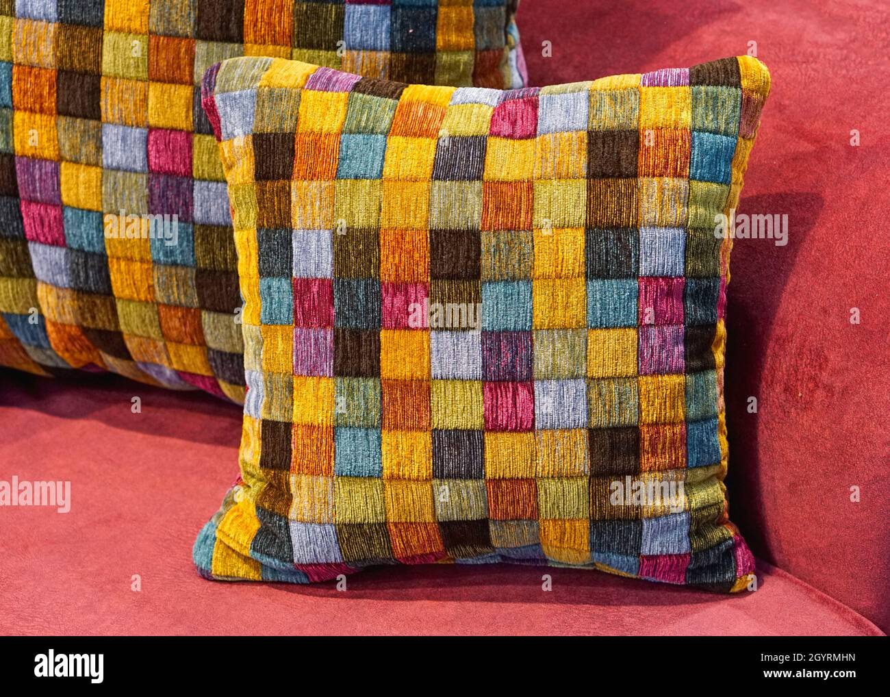 Textile squares hi-res stock photography and images - Alamy