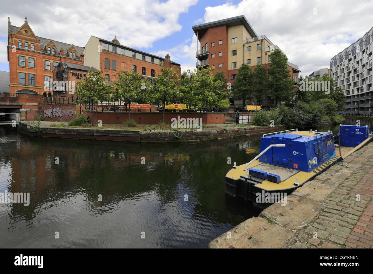Lock 89 (Tib Lock), on the Rochdale canal, Central Manchester ...