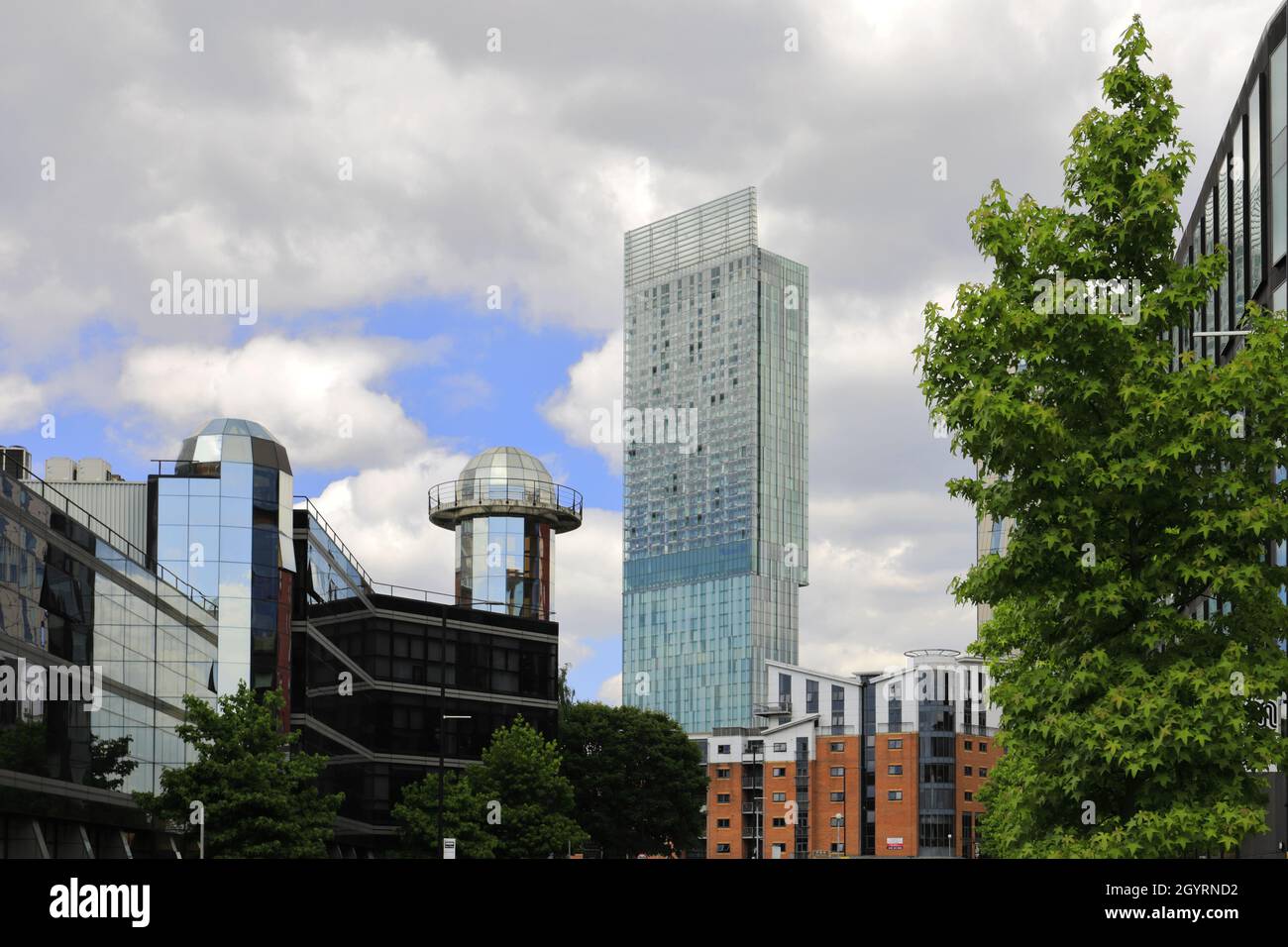 The Beetham Tower, 301–303 Deansgate, Greater Manchester, England Stock ...