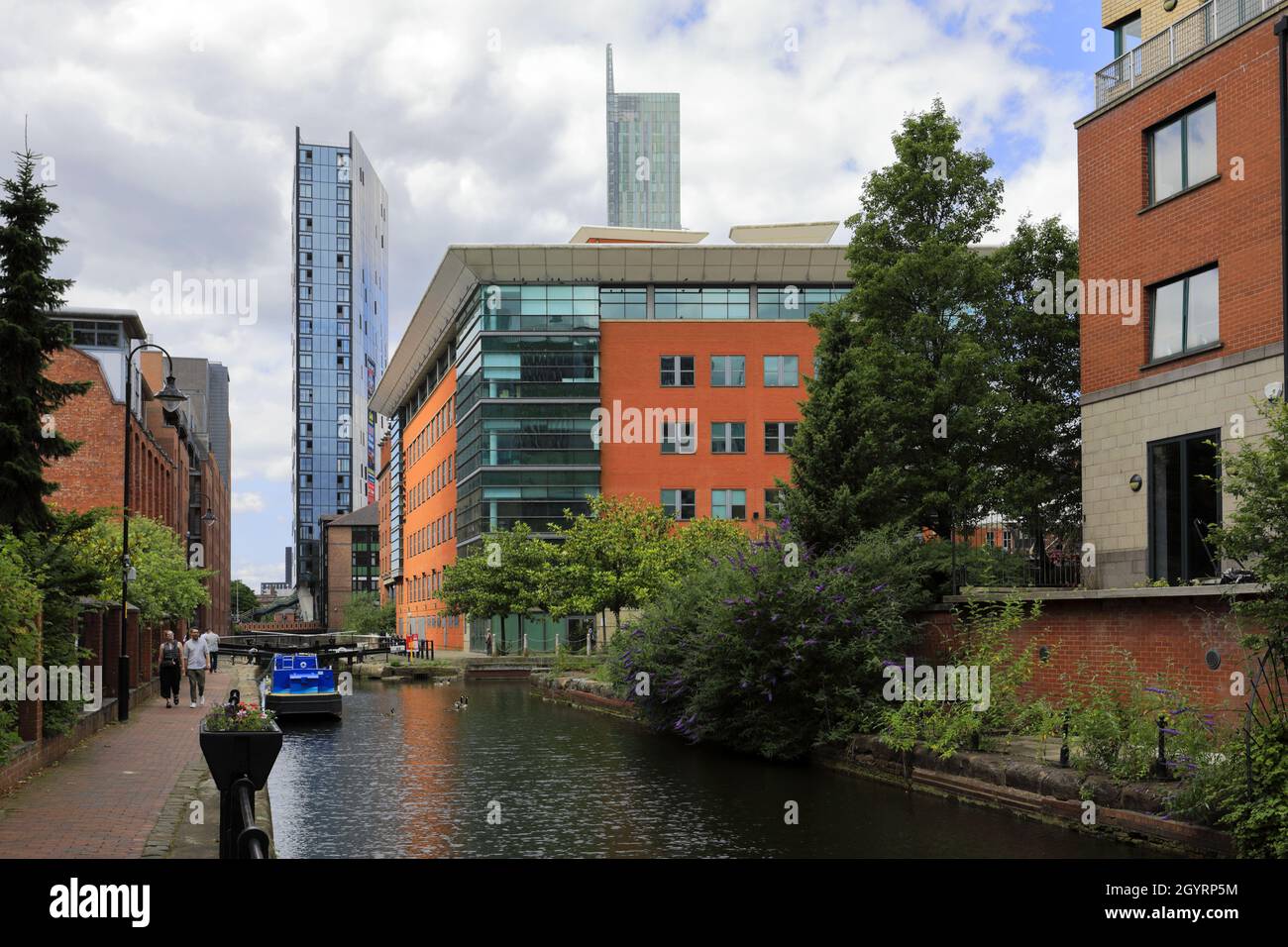 Lock 89 (Tib Lock), on the Rochdale canal, Central Manchester ...