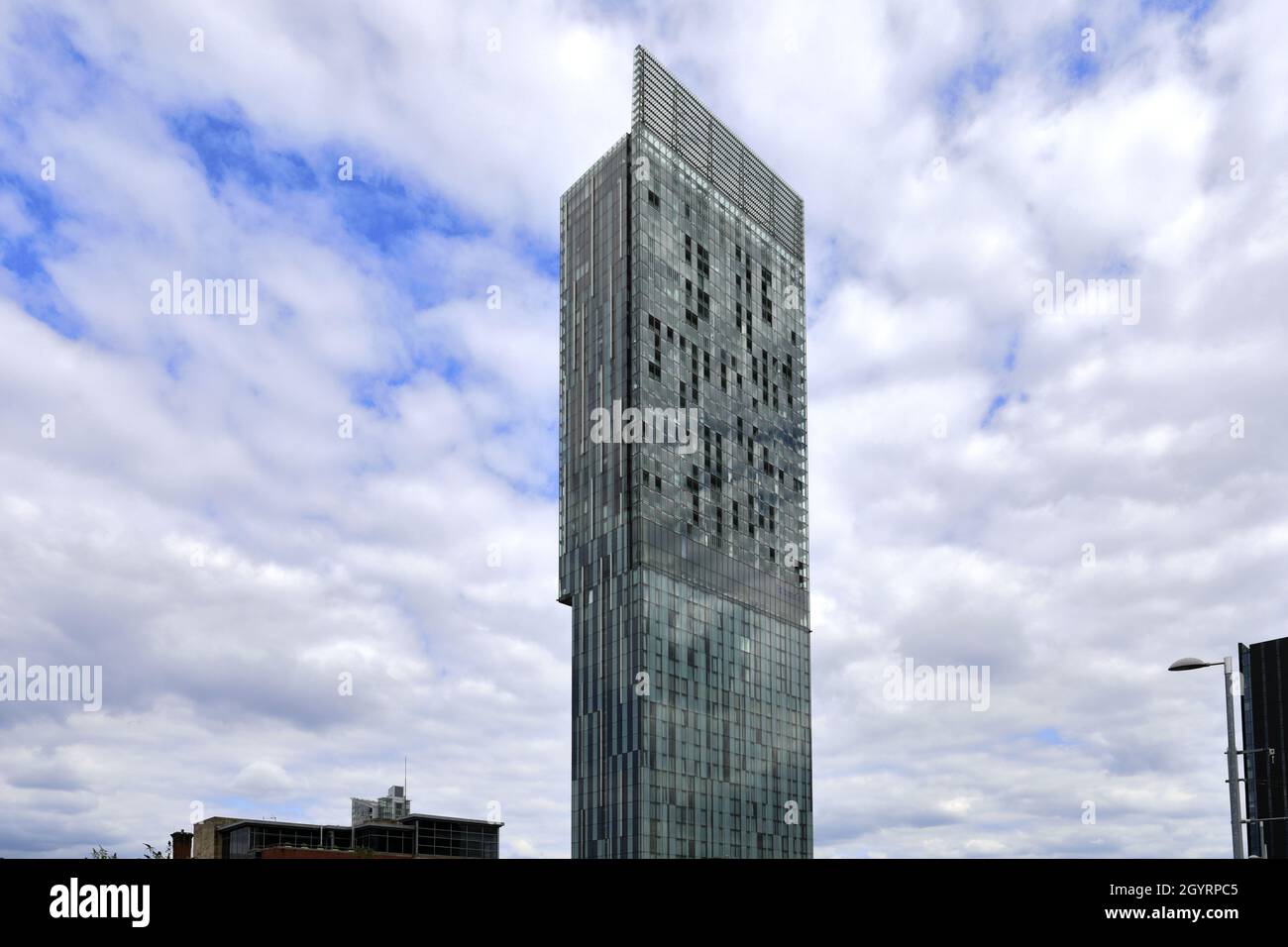The Beetham Tower, 301–303 Deansgate, Greater Manchester, England Stock ...