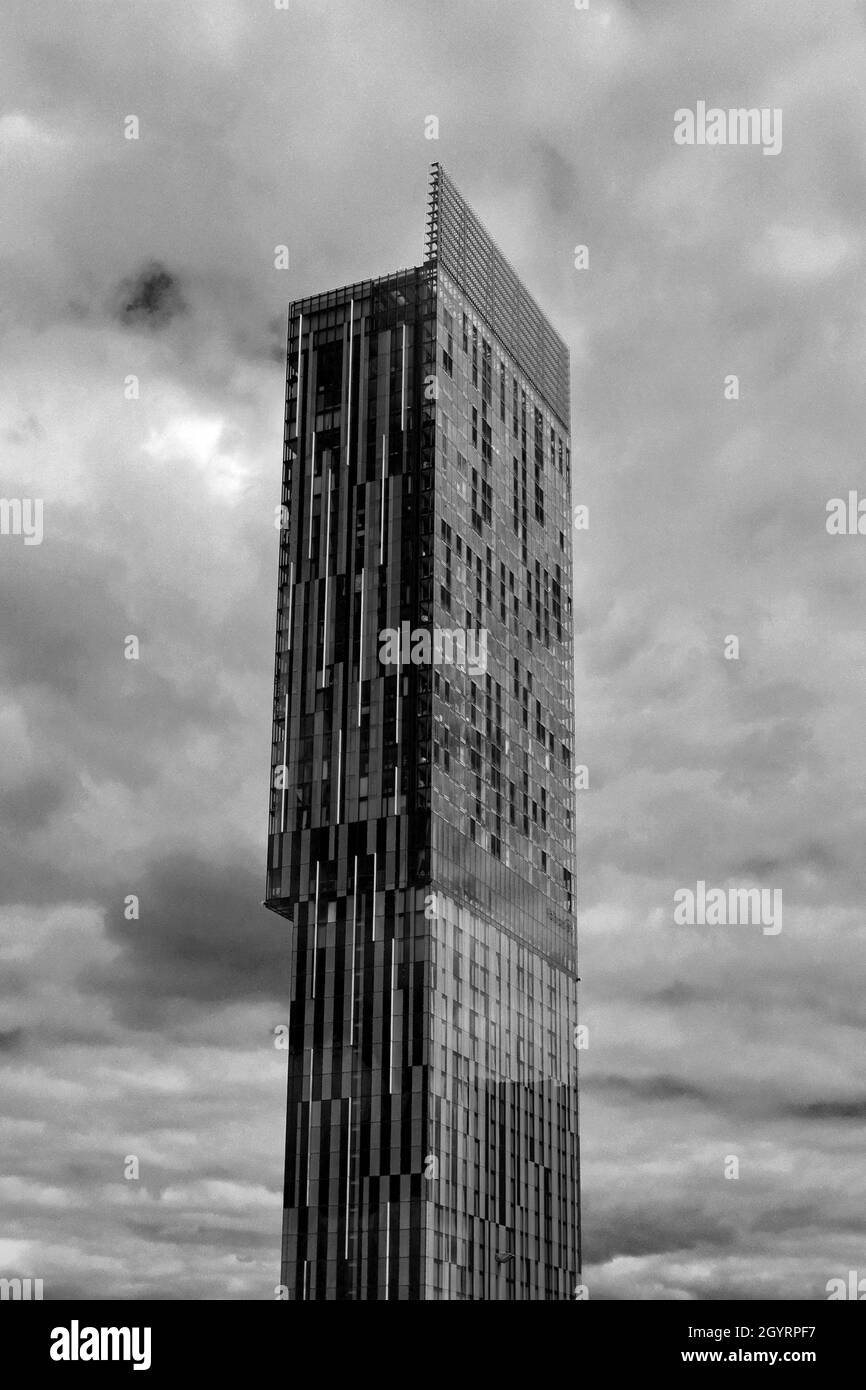 The Beetham Tower, 301–303 Deansgate, Greater Manchester, England Stock ...
