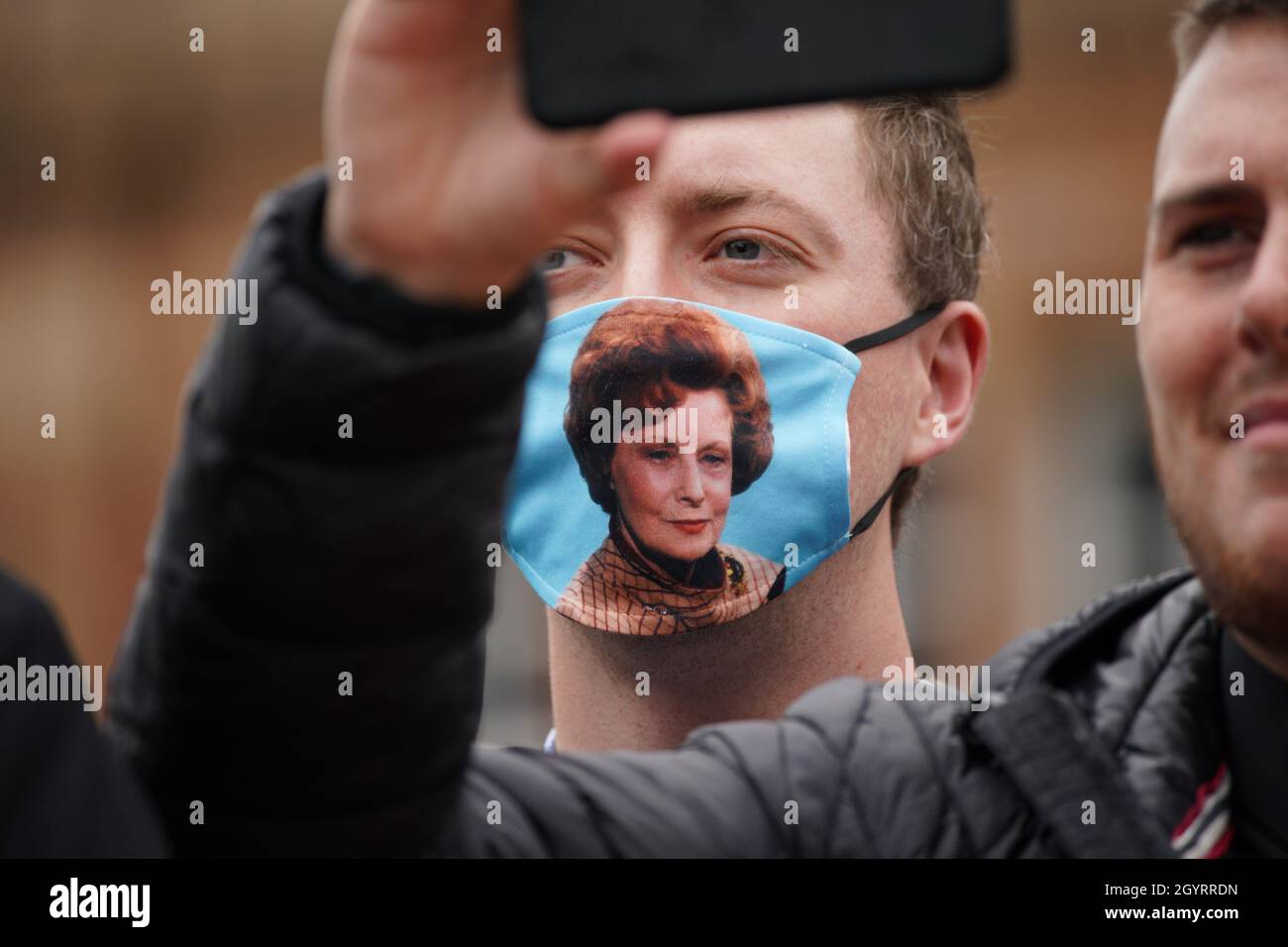 People at the unveiling of a statue of former Blackburn MP Barbara ...