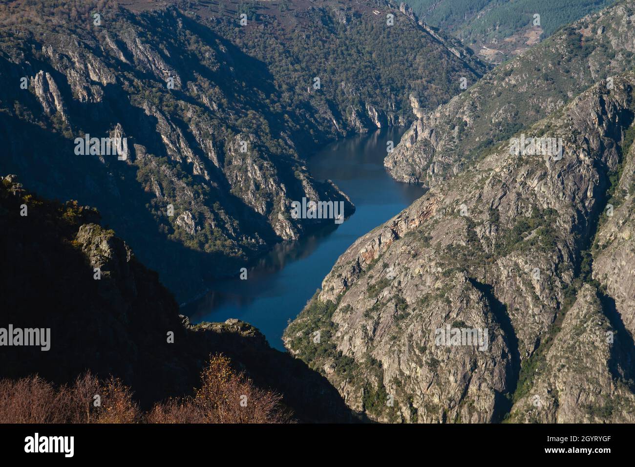 Sil river Canyon in Ribeira Sacra, Galicia, Spain Stock Photo - Alamy