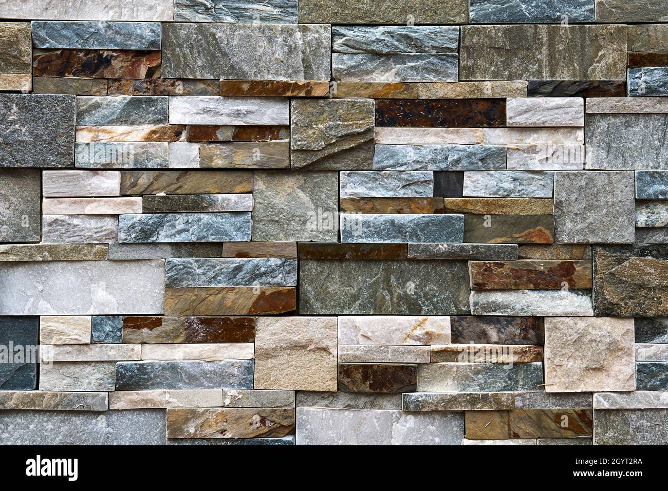 Rustic stone mosaic wall facing ceramic porcelain tiles stonewear Stock ...