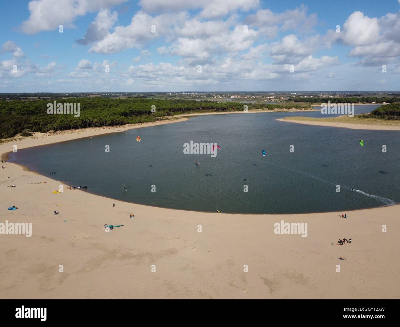 Beautiful photo of the sea in the Vendée Stock Photo - Alamy