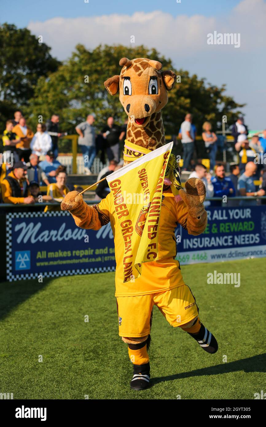 VBS Community Stadium, Sutton, London. 9th Oct, 2021. EFL League 2 ...