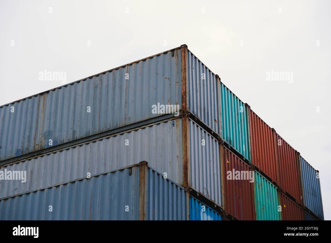 Industrial container yard for logistics, import and export businesses ...