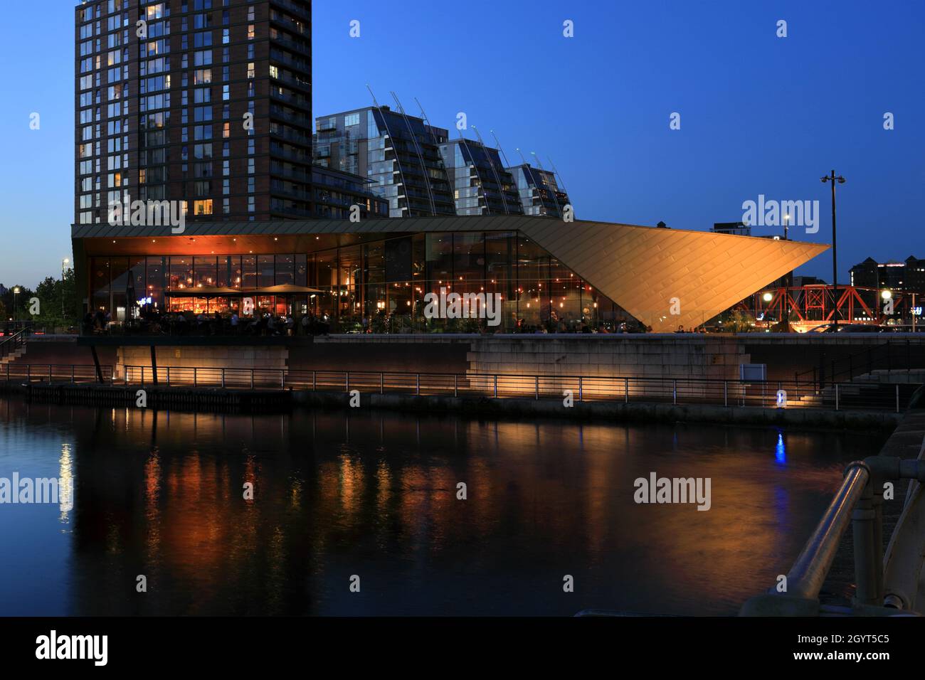 The Alchemist cocktail bar, Salford Quays, Manchester, Lancashire ...