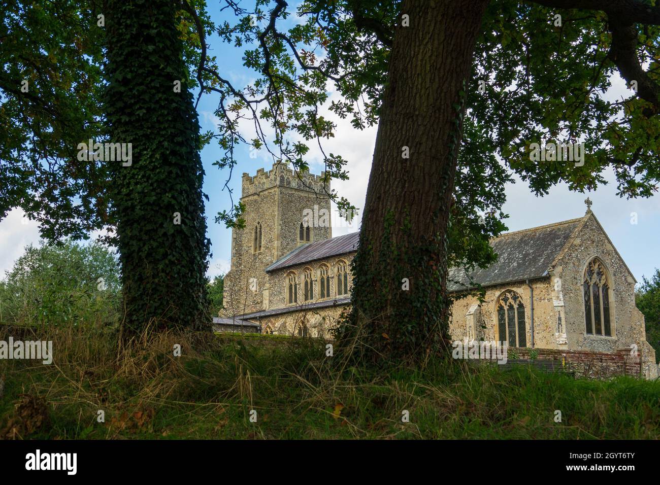 Ringland Church Norfolk Stock Photo - Alamy