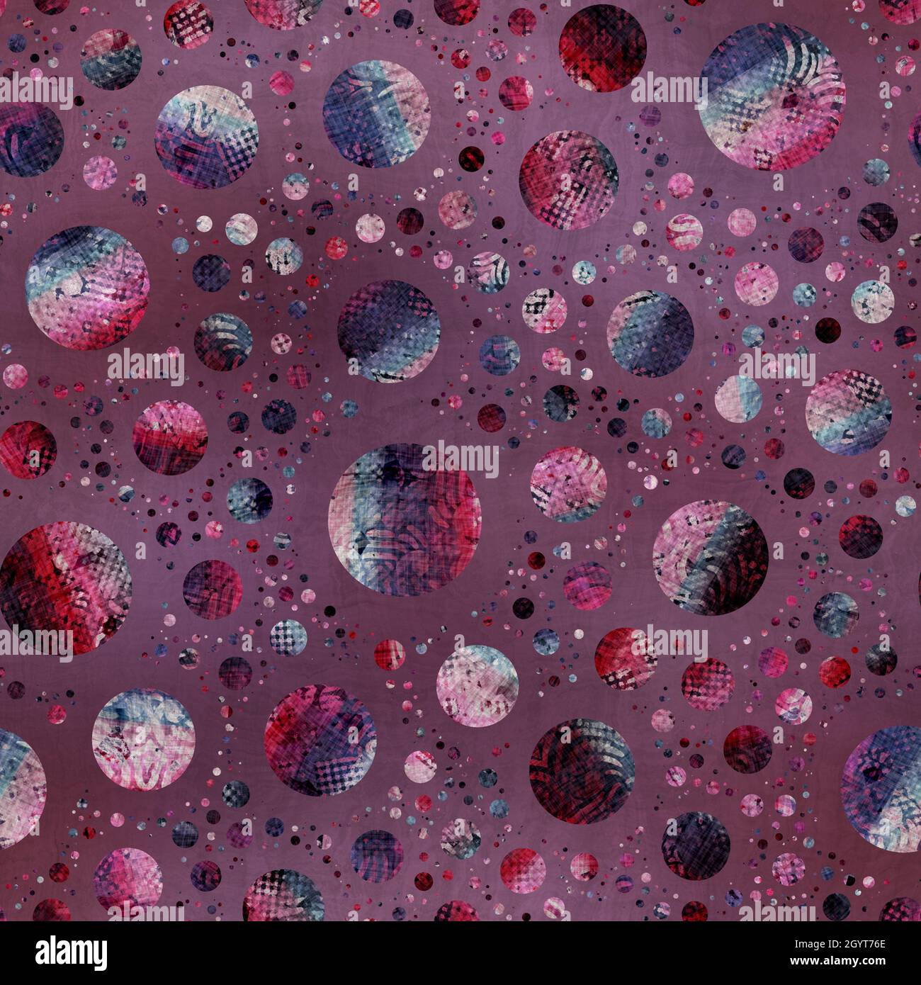 Seamless abstract textured circle pattern for surface print Stock Photo ...