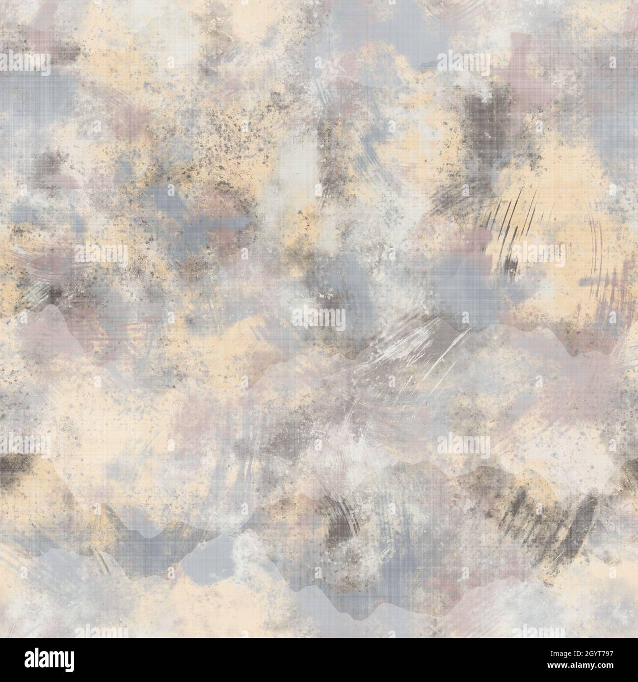 Seamless neutral and white grungy classic abstract surface pattern ...
