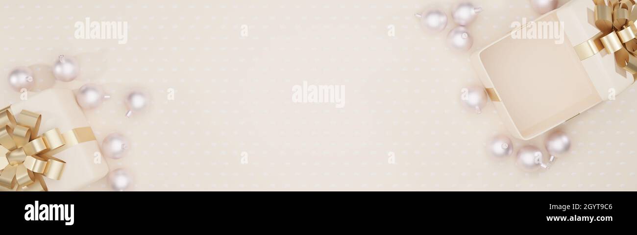 Cream Color Decorative Banner High Resolution Stock Photography and ...