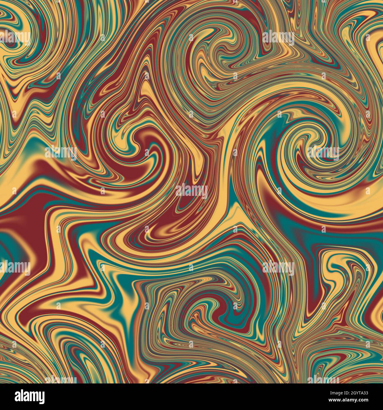 Seamless twirly swirly abstract liquid marble surface pattern design ...