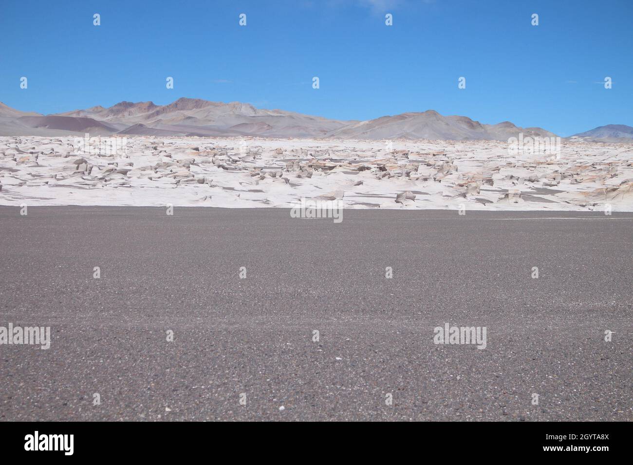 unique pumice field in the world in northwestern Argentina Stock Photo ...
