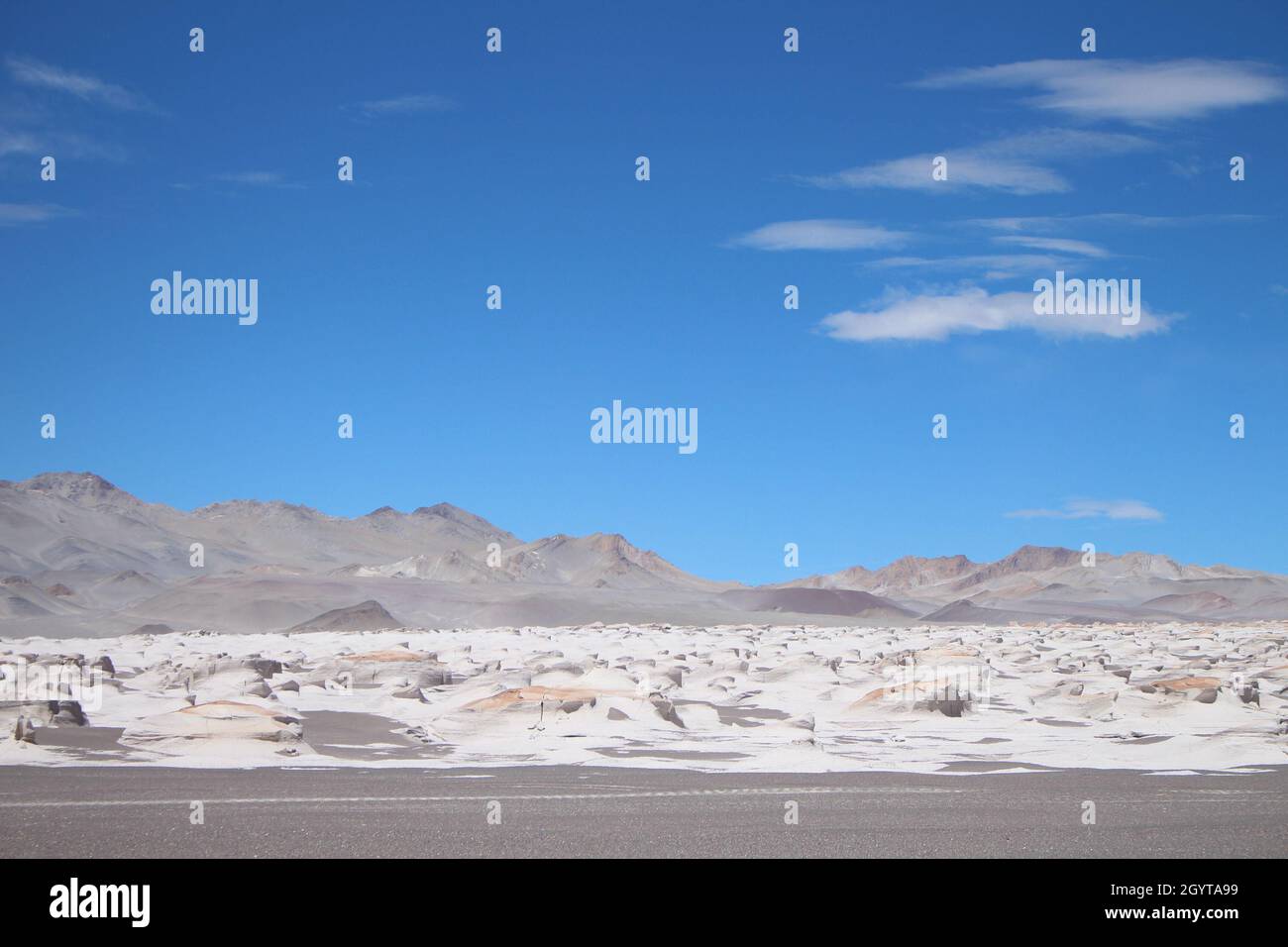 unique pumice field in the world in northwestern Argentina Stock Photo ...
