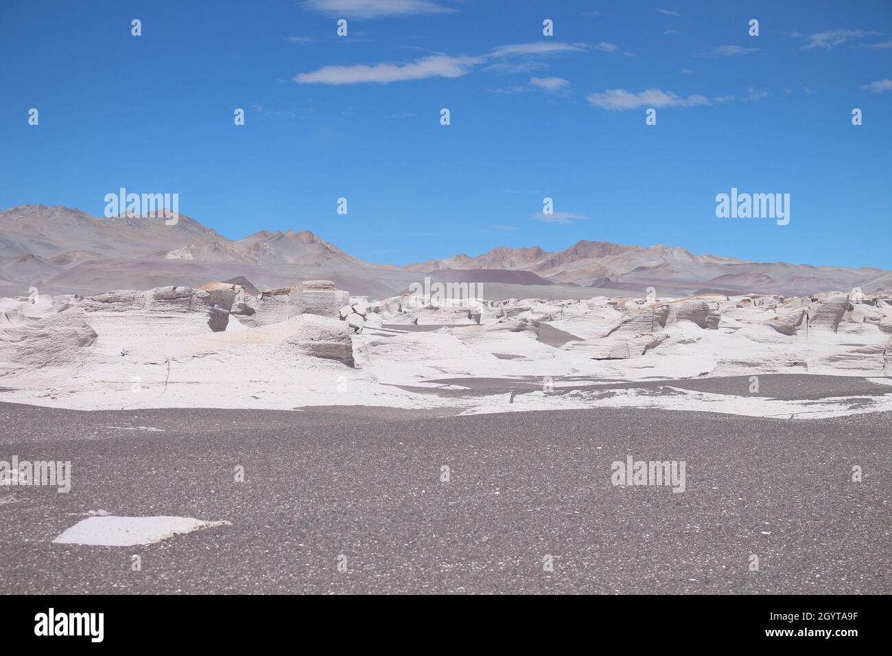 unique pumice field in the world in northwestern Argentina Stock Photo ...