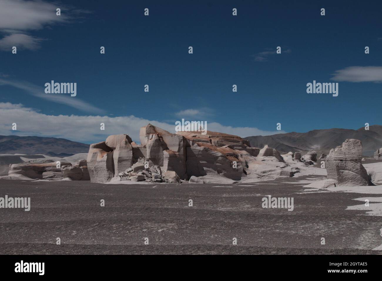 unique pumice field in the world in northwestern Argentina Stock Photo ...