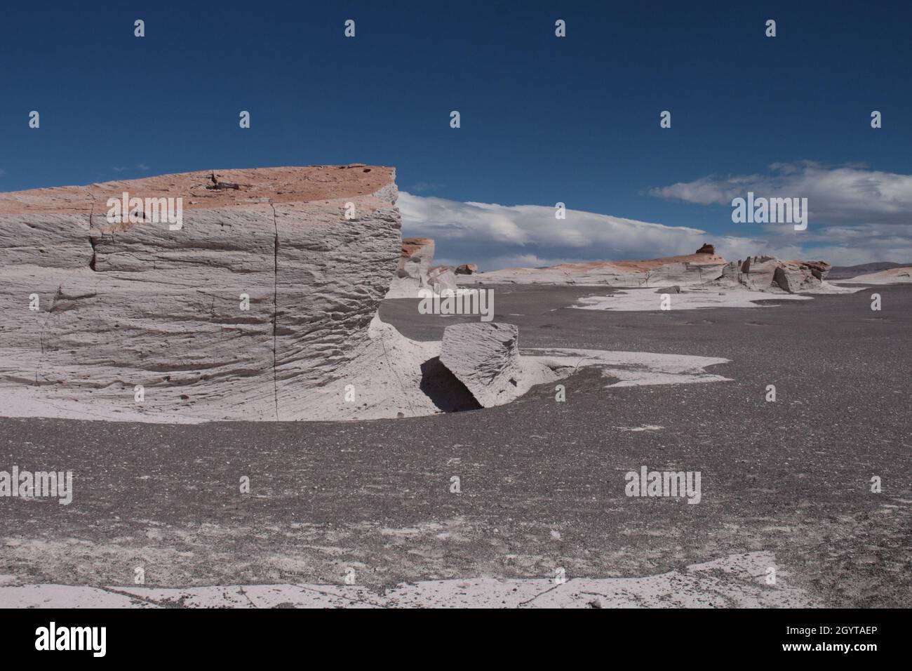 unique pumice field in the world in northwestern Argentina Stock Photo ...