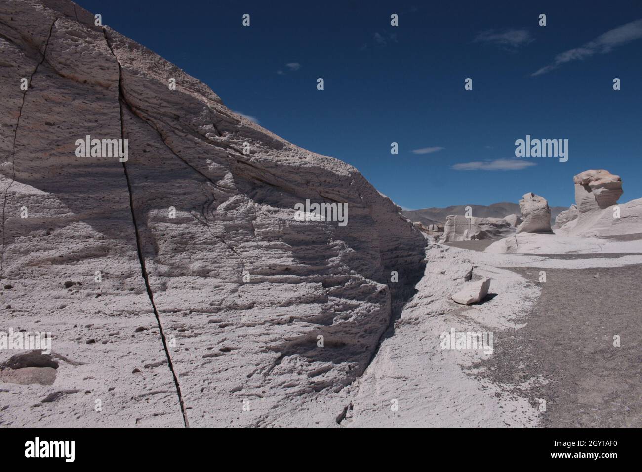 unique pumice field in the world in northwestern Argentina Stock Photo ...