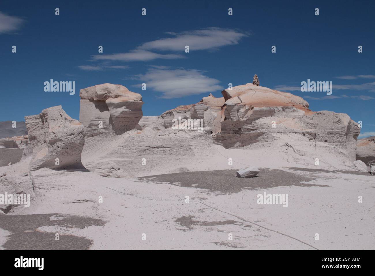unique pumice field in the world in northwestern Argentina Stock Photo ...