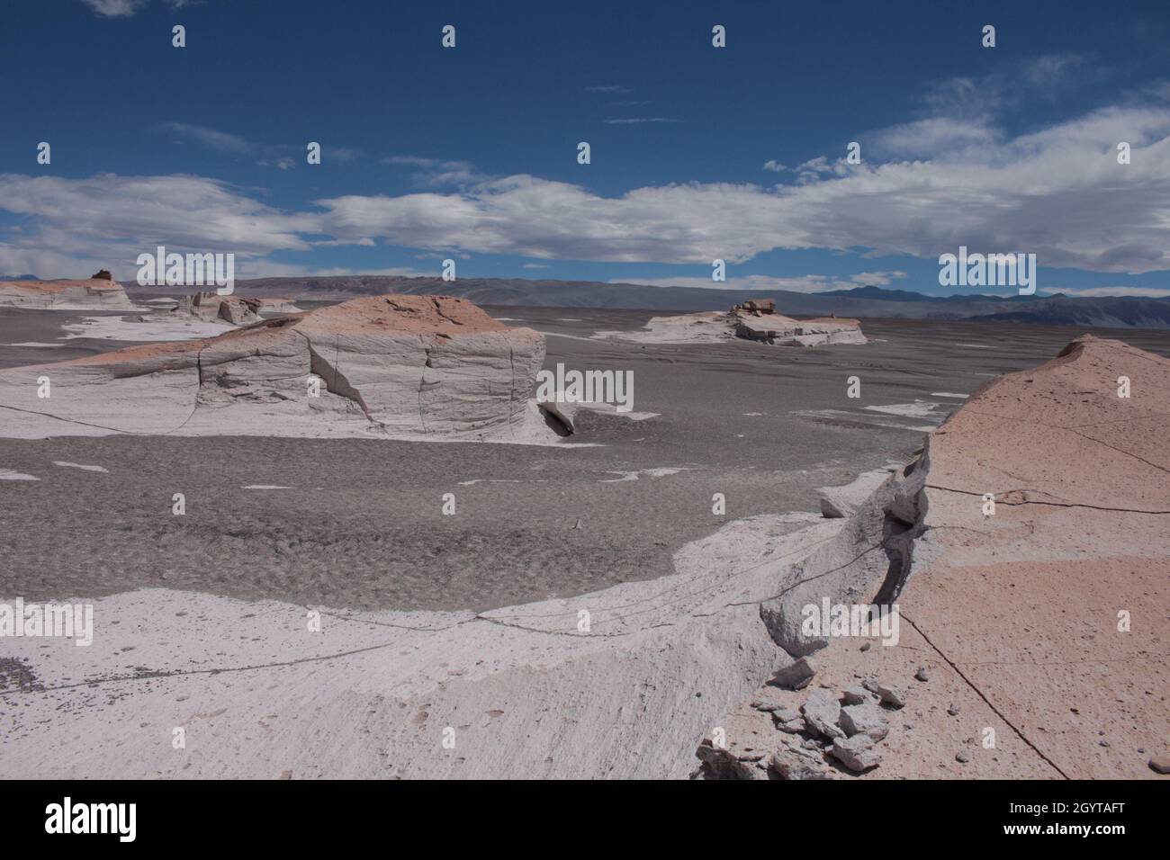 unique pumice field in the world in northwestern Argentina Stock Photo ...