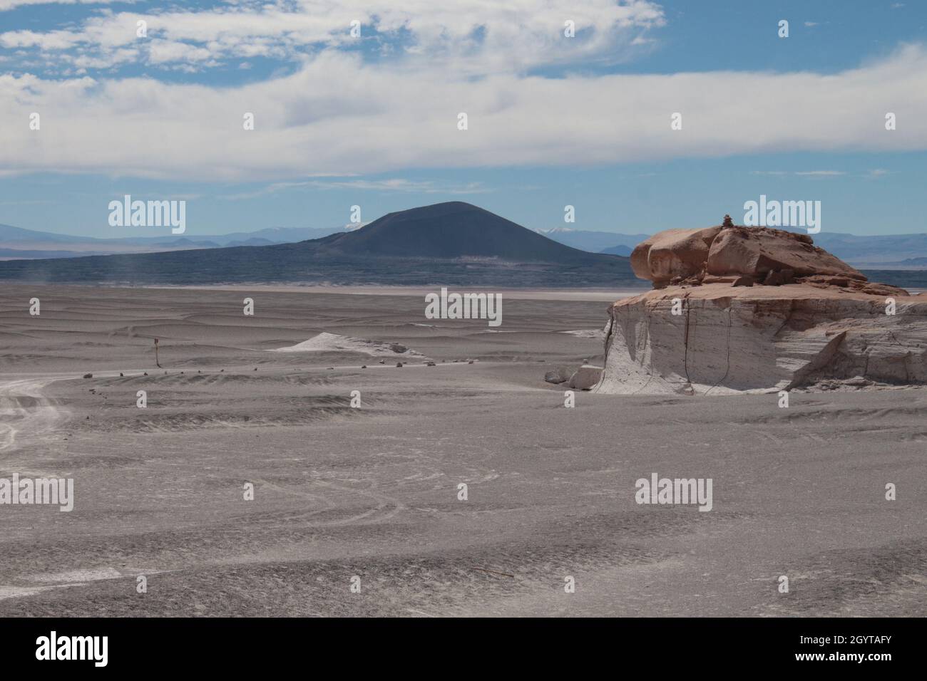 unique pumice field in the world in northwestern Argentina Stock Photo ...