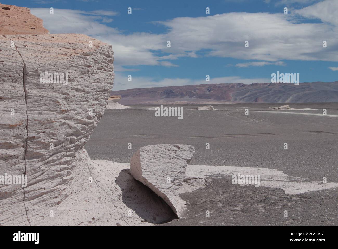 unique pumice field in the world in northwestern Argentina Stock Photo ...