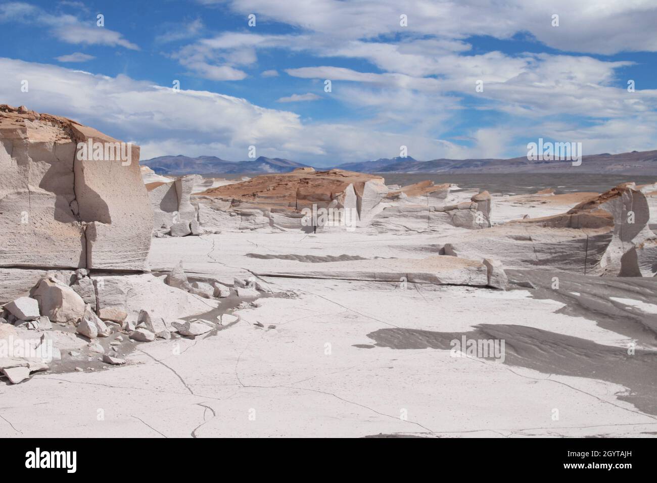 unique pumice field in the world in northwestern Argentina Stock Photo ...
