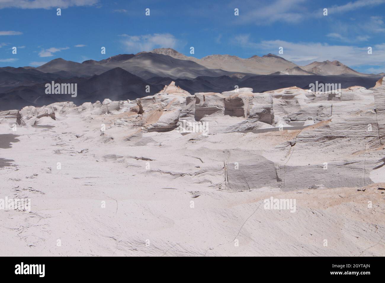 unique pumice field in the world in northwestern Argentina Stock Photo ...