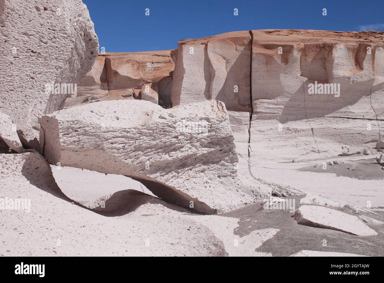 unique pumice field in the world in northwestern Argentina Stock Photo ...
