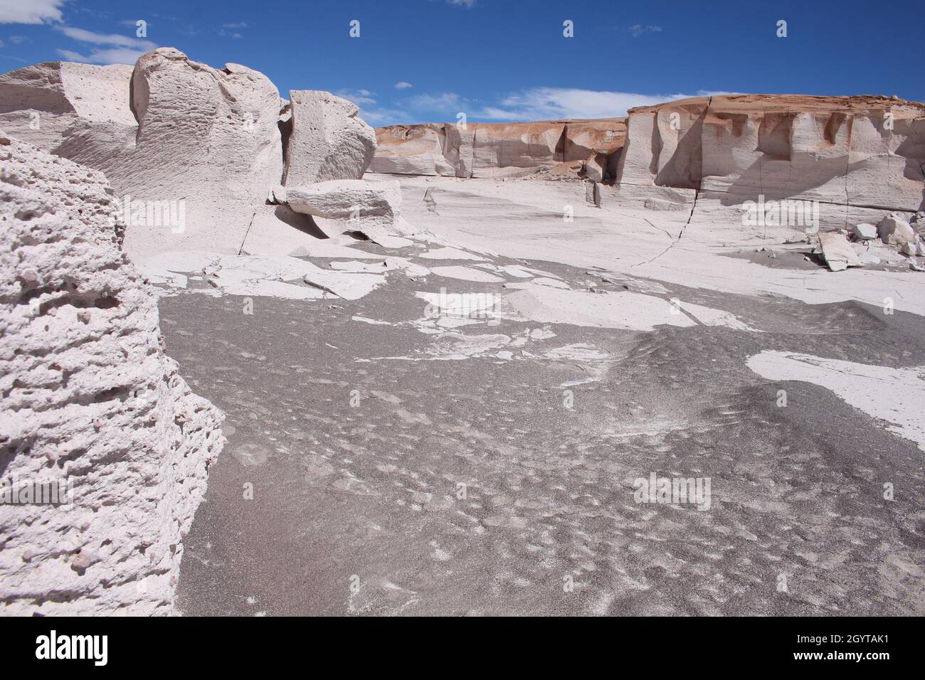 unique pumice field in the world in northwestern Argentina Stock Photo ...