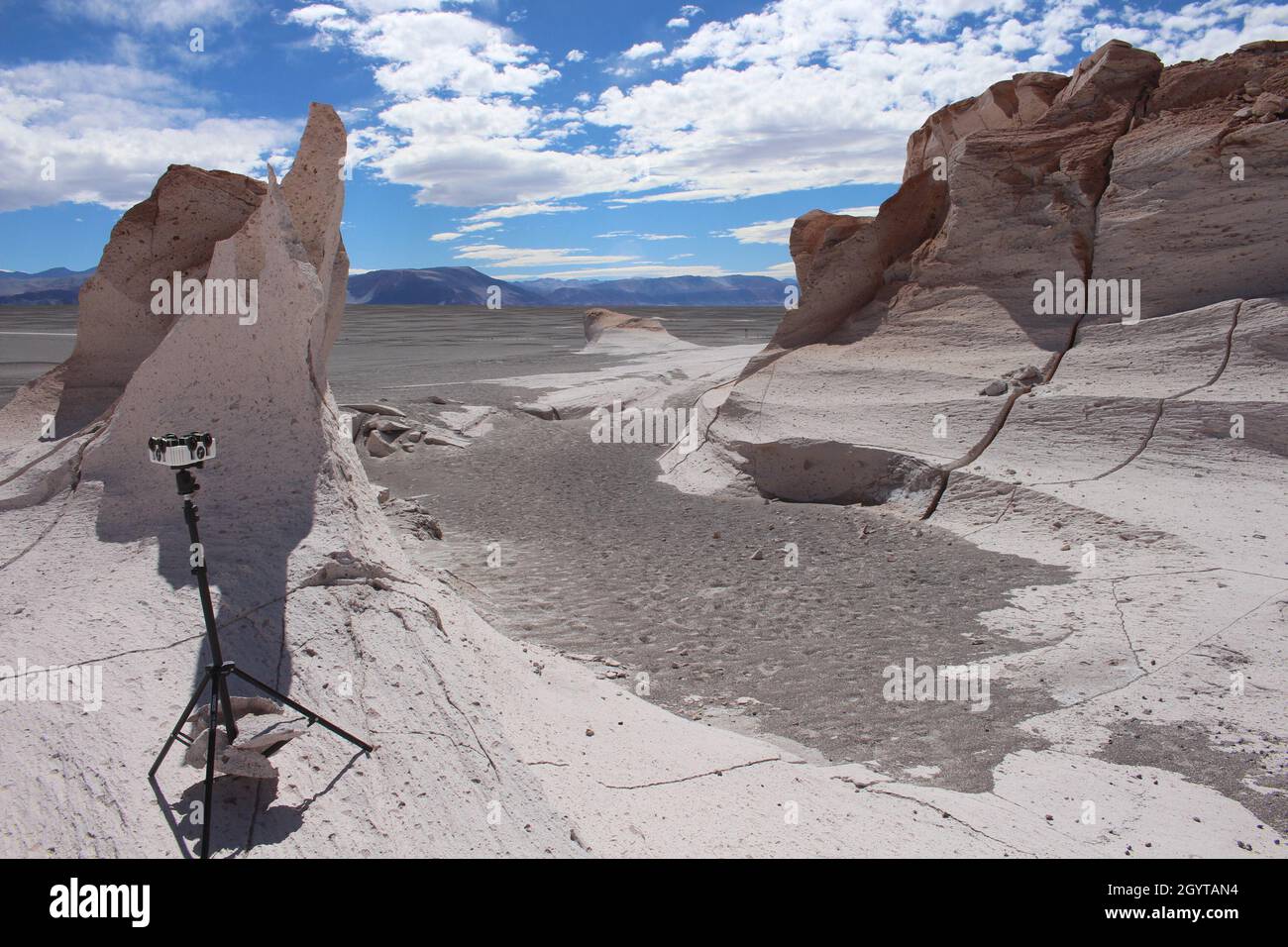 unique pumice field in the world in northwestern Argentina Stock Photo ...
