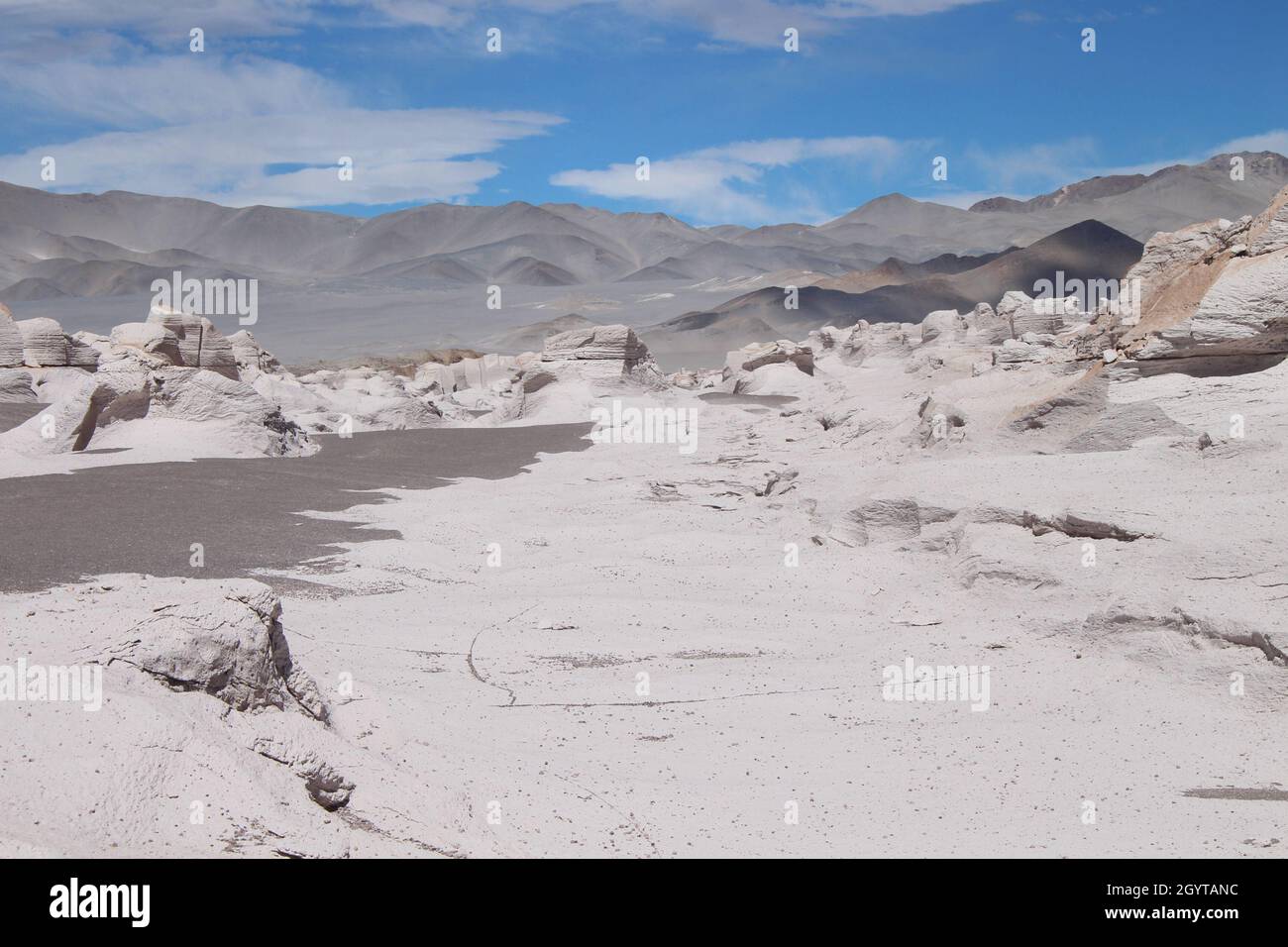 unique pumice field in the world in northwestern Argentina Stock Photo ...