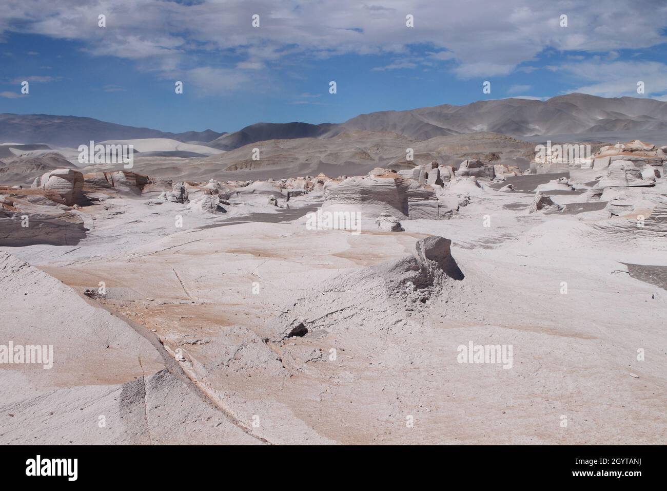 unique pumice field in the world in northwestern Argentina Stock Photo ...
