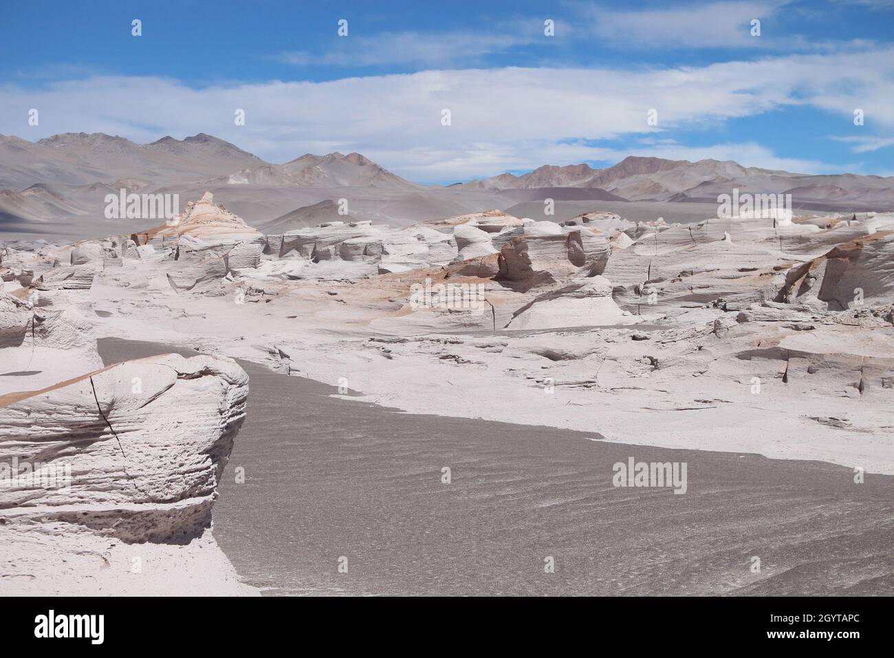 unique pumice field in the world in northwestern Argentina Stock Photo ...