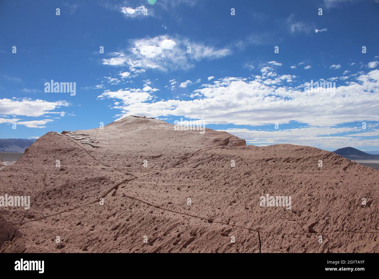 unique pumice field in the world in northwestern Argentina Stock Photo ...