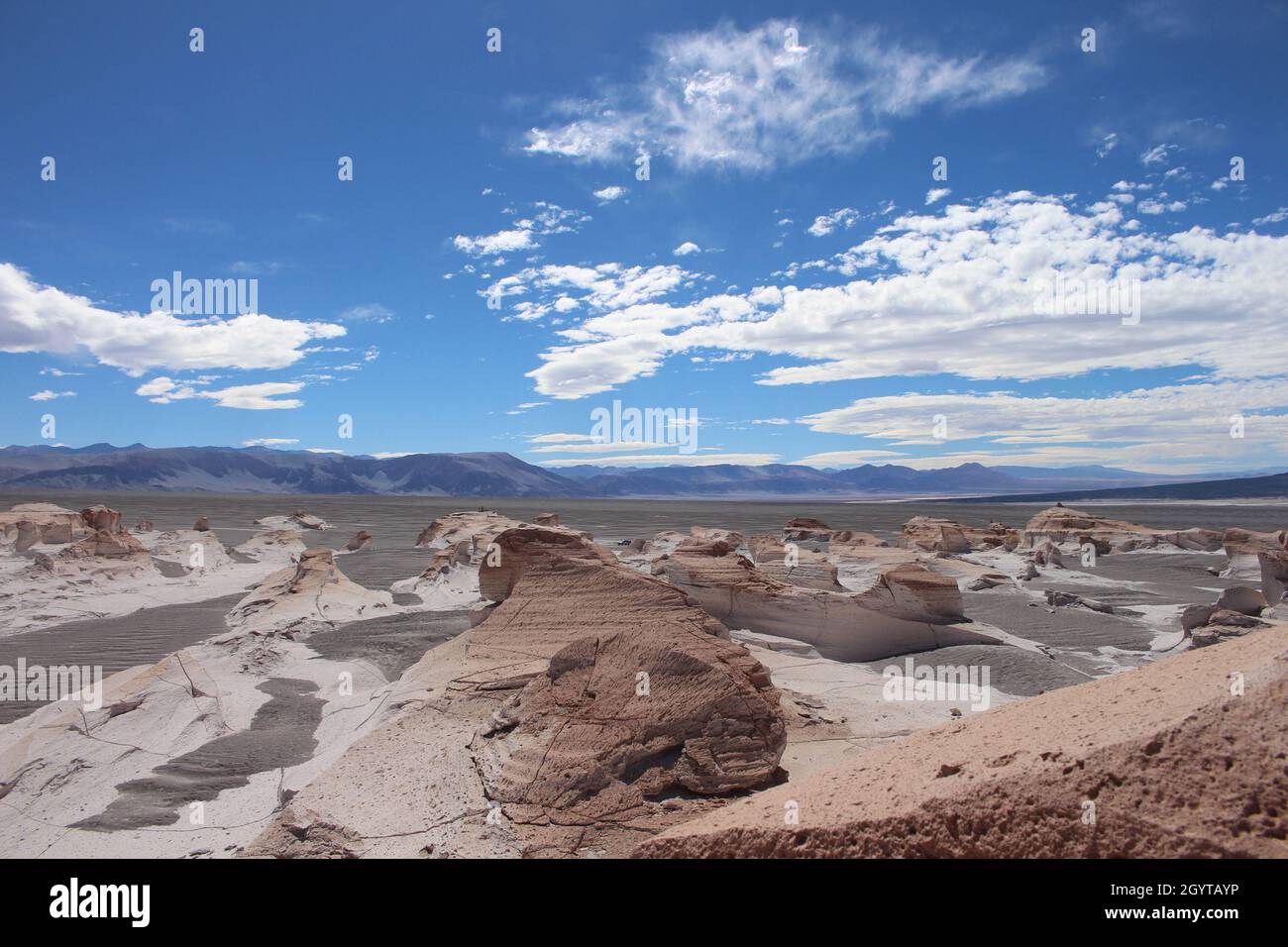 unique pumice field in the world in northwestern Argentina Stock Photo ...